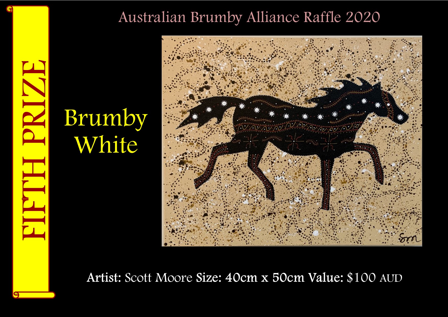 ABA Raffle – Indigenous – Pictures landscape FIVE – Australian Brumby ...